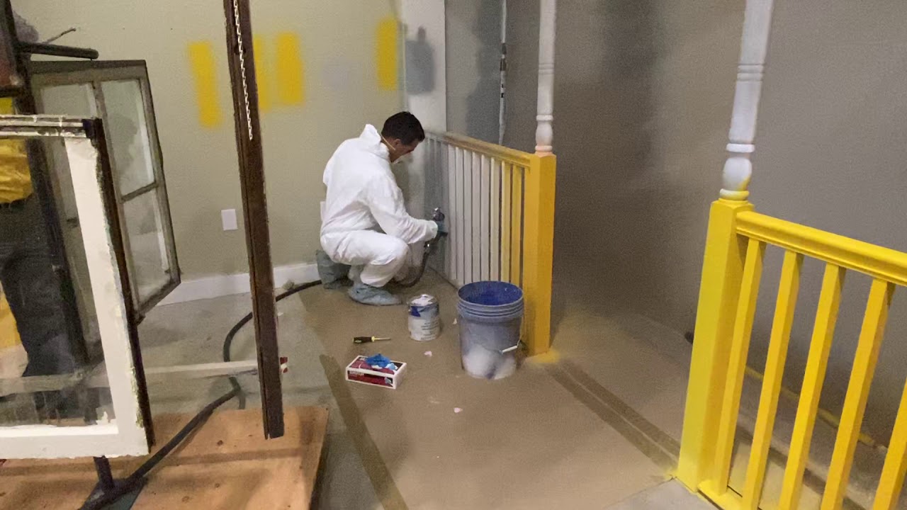 Using a HVLP on Spindles - YouTube
