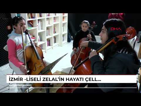 İzmir -Liseli Zelal'in hayatı çello ile değişti; şimdi başka çocuklara umut oluyor /Video eklendi