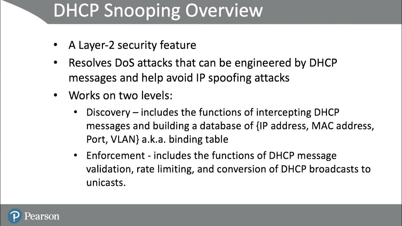 140 20 6 Implementing DHCP Snooping - YouTube