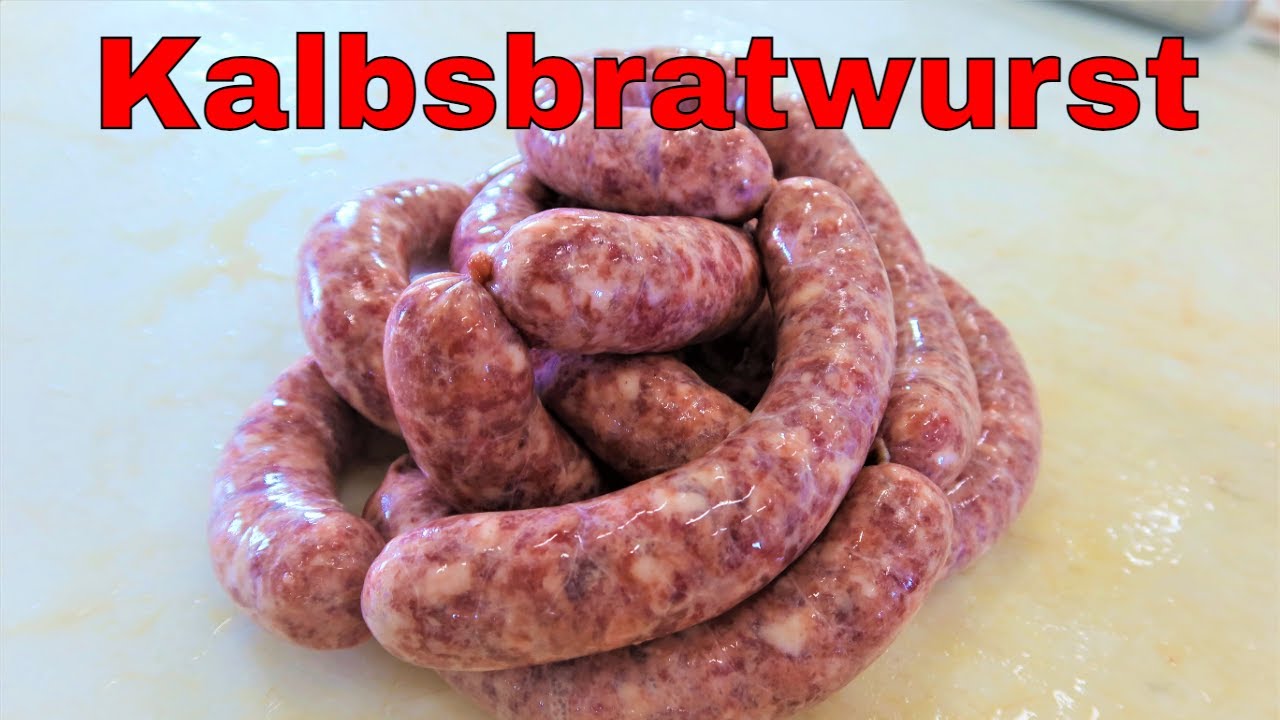 Kalbsbratwurst. German Bratwurst. 1001 Greatest Sausage Recipes - YouTube