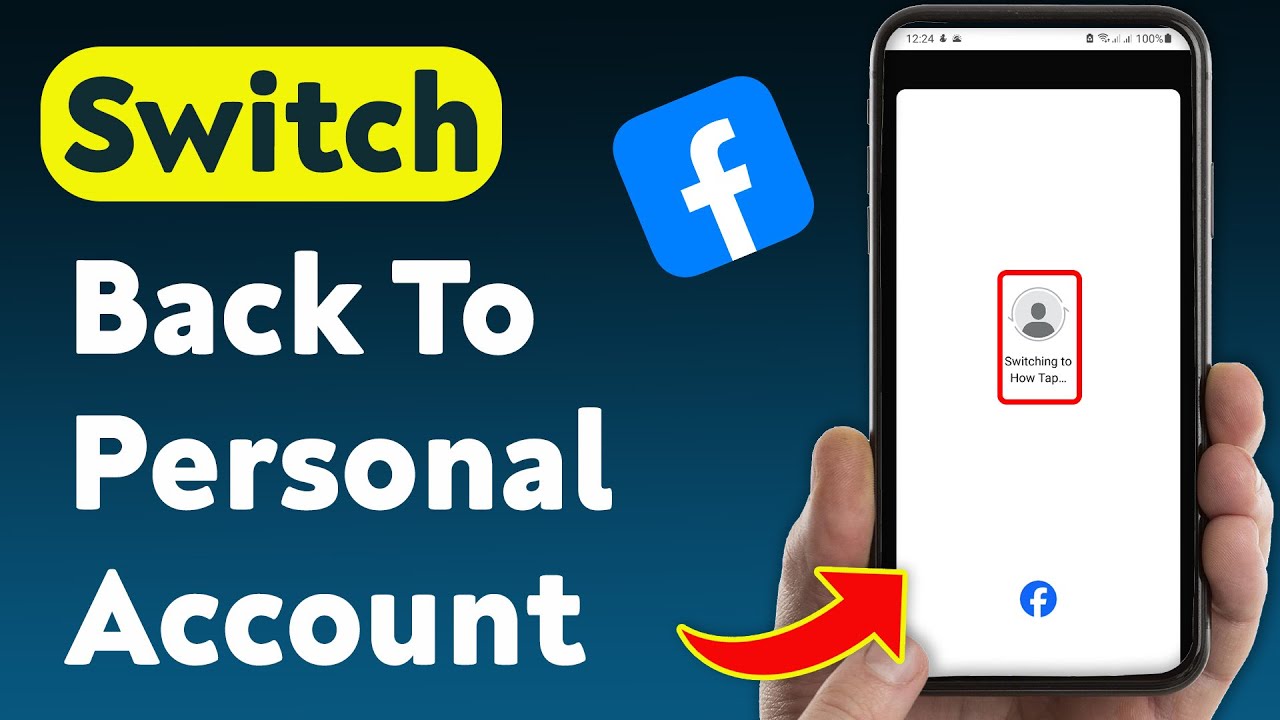 How To Switch Back To Personal Account On Facebook (Updated) - YouTube