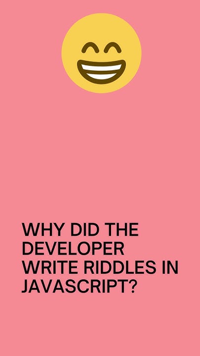 The Javascript Riddle Youtube