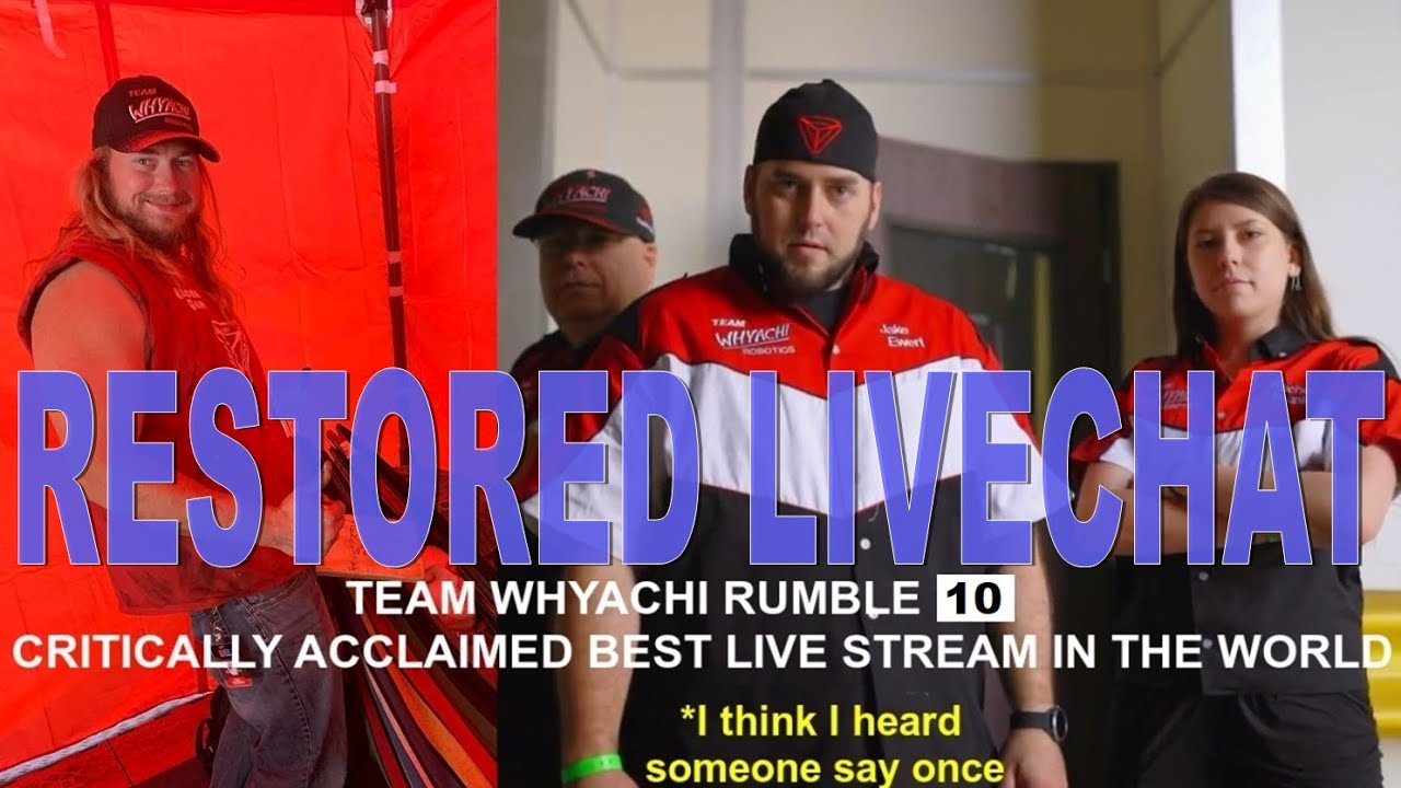 Whyachi Live Stream 10.0 - Restored Live Chat! - YouTube