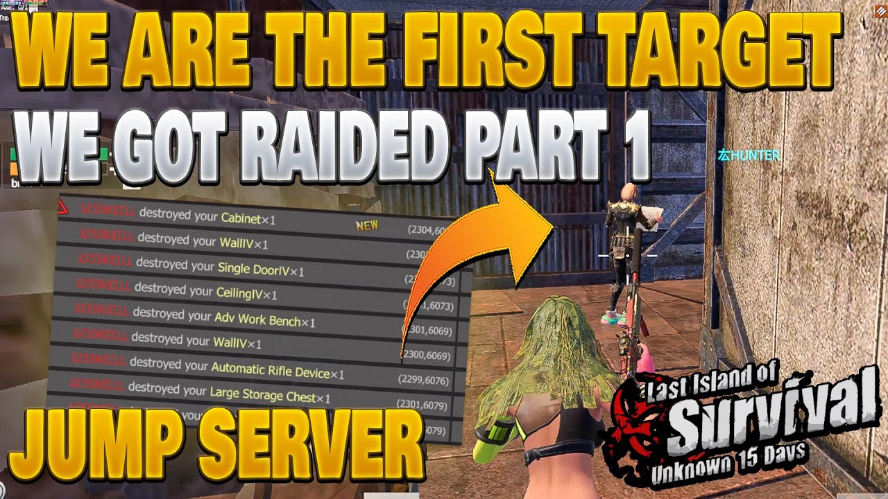 we are the first target after they knew we jump we got raided jump ...