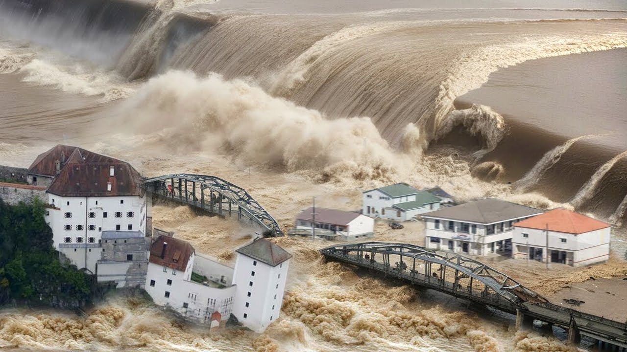 Tragedy in Europe today! Italy and Spain hit by mini tsunami and flash ...