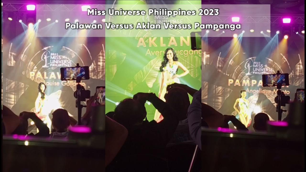 Miss Universe Philippines 2023 - Swimsuit Competition (Palawan Versus Aklan Versus Pampanga ...