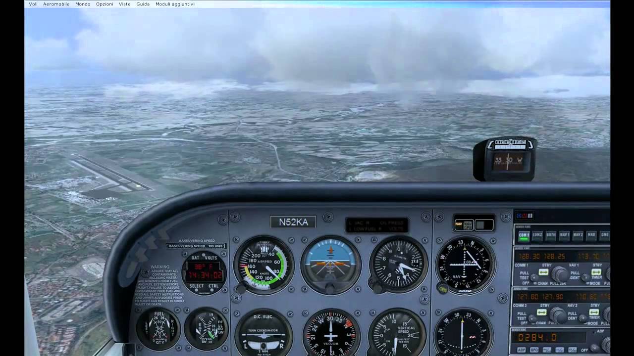 FSX + TileProxy + Track IR (Friuli Venezia Giulia) - YouTube