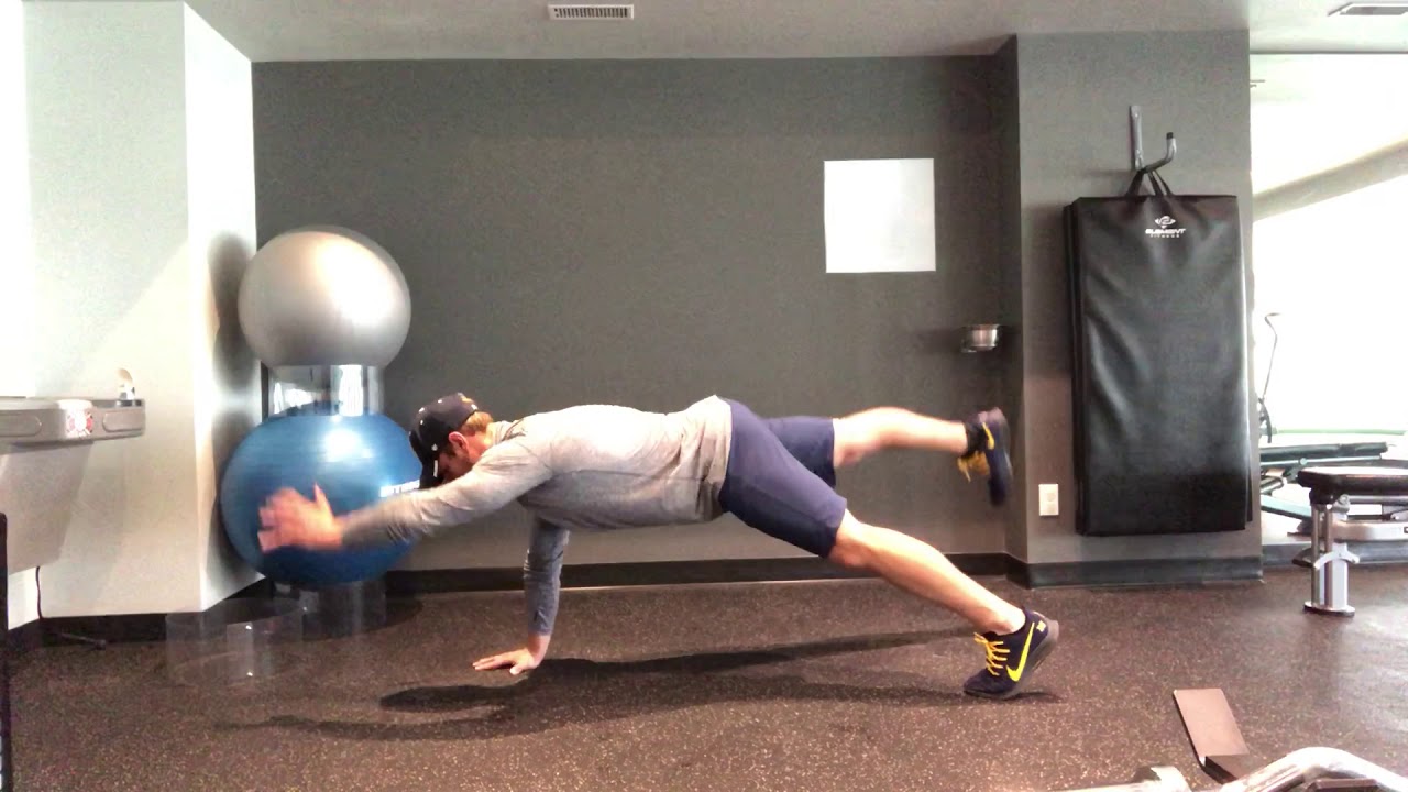High Plank Bird Dog - YouTube