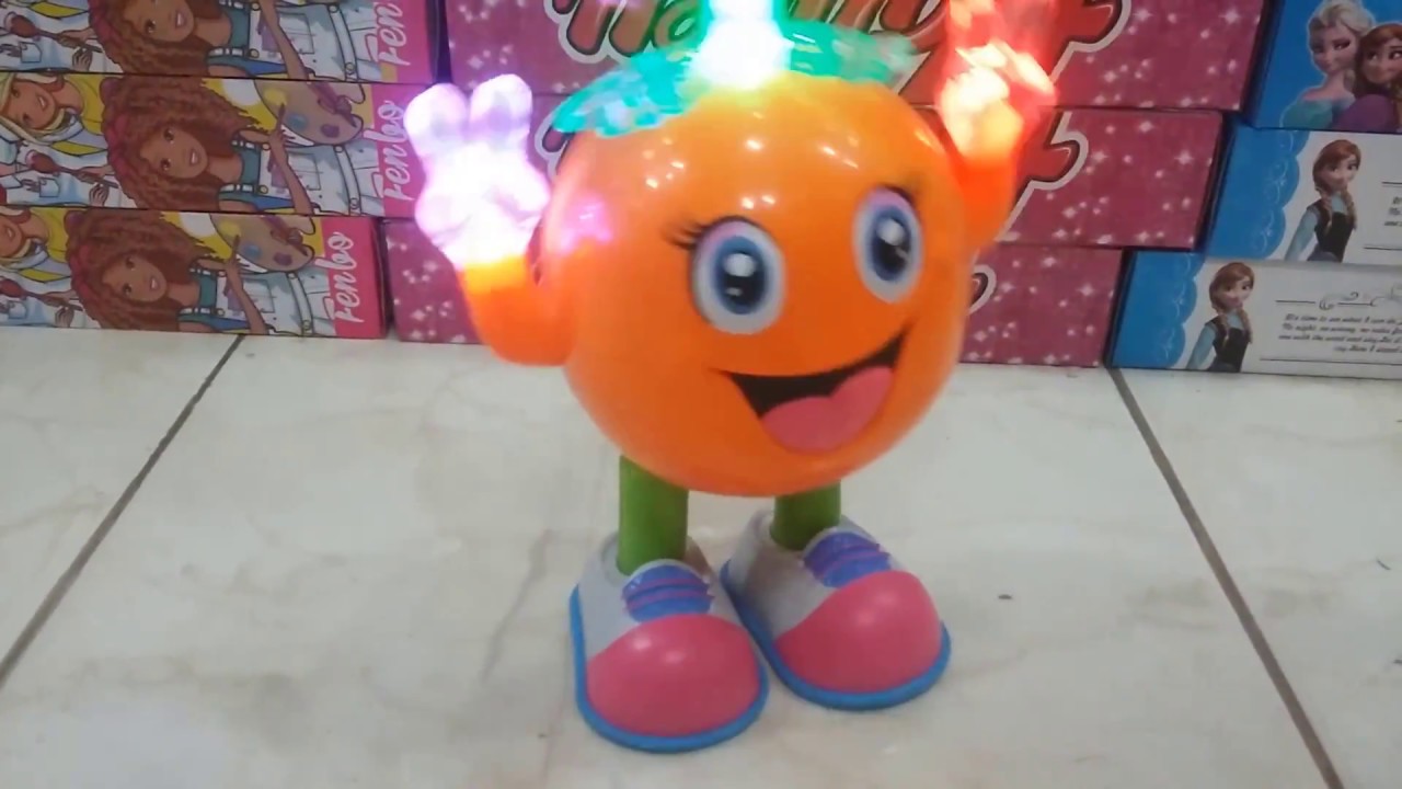 Cute Annoying Orange Dancing Robot Toys - YouTube