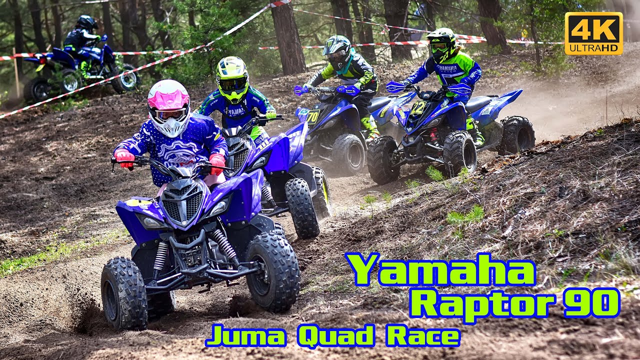 Yamaha Raptor 90 Training Juma Race ATV Quad Kids TimaKuleshov 2021 ...