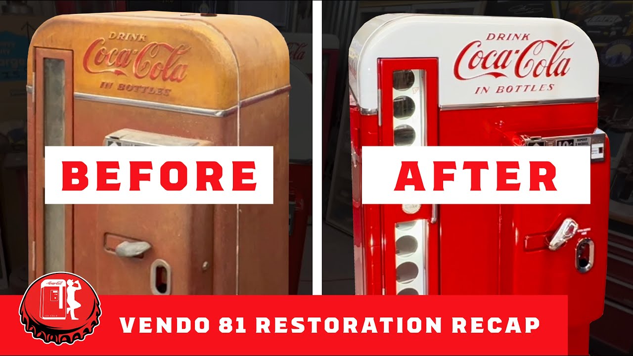 1957 Vendo 81 Coke Machine | Restoration Recap - YouTube