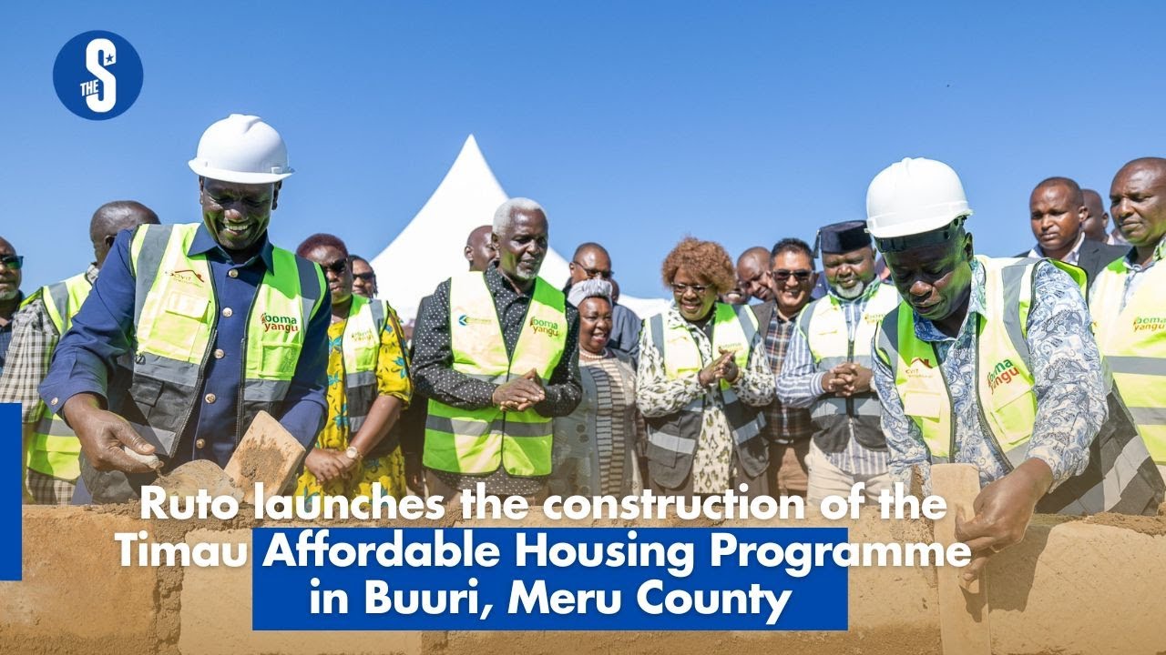 Ruto launches the construction of the Timau Affordable Housing ...
