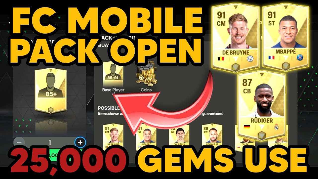 FC Mobile Pack Opening | FC Mobile Gems Free | FC Point Free | Mobile ...