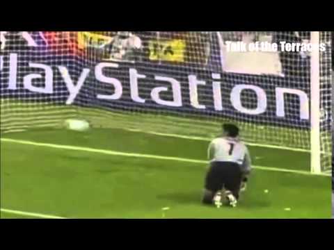 Raul Goal VS Barcelona UCL 2002