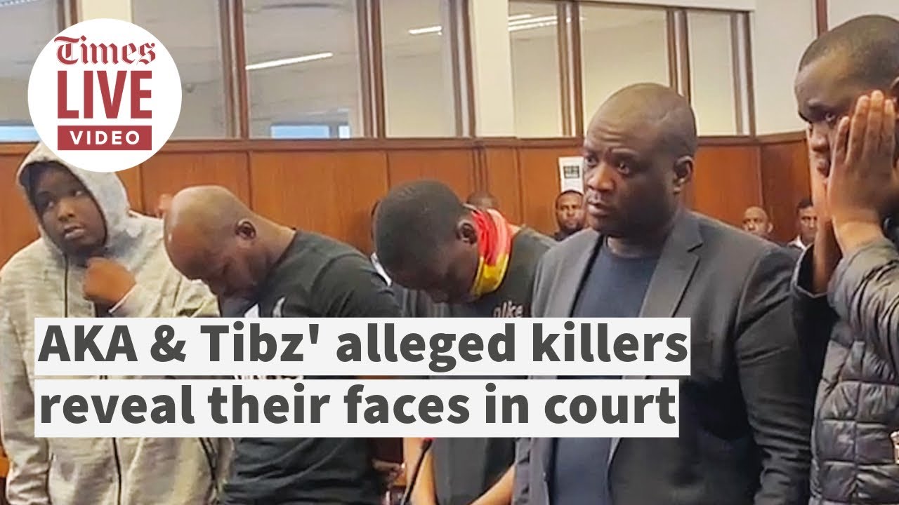 AKA's alleged killers reveal faces in court - YouTube