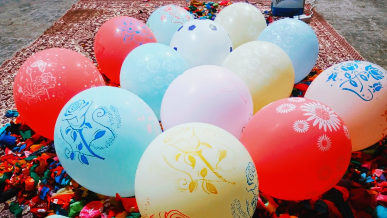 balloon waste#inflate#flower#colourful#empty#air#satisfying#viral - YouTube
