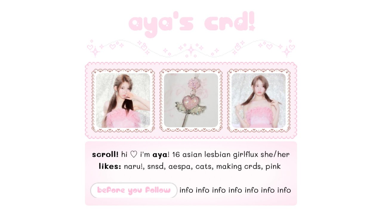 cute pink pro standard carrd tutorial ♡ cr sanriokih - YouTube