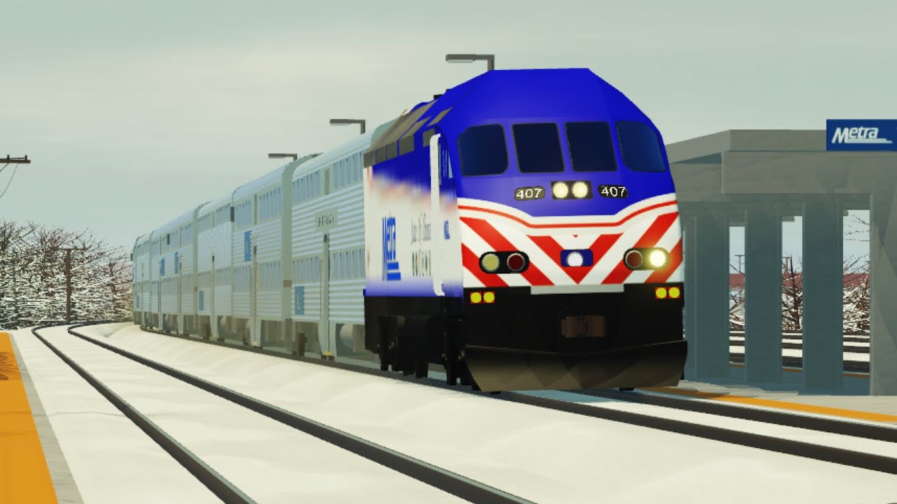 [Roblox] Chicago Train Simulator: Metra State Of Illinois Unit Pass The ...