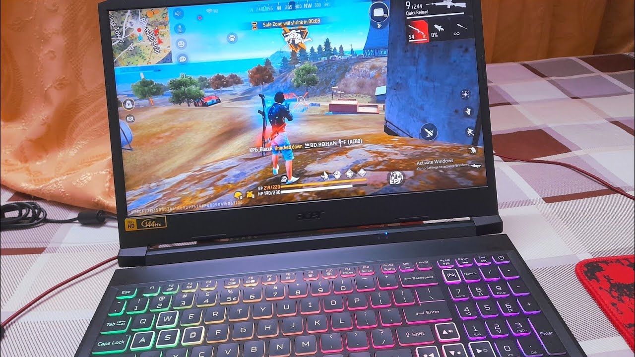 Panel 🤯 FreeFire Laptop Gameplay | Laptop FreeFire Gameplay | Acer ...