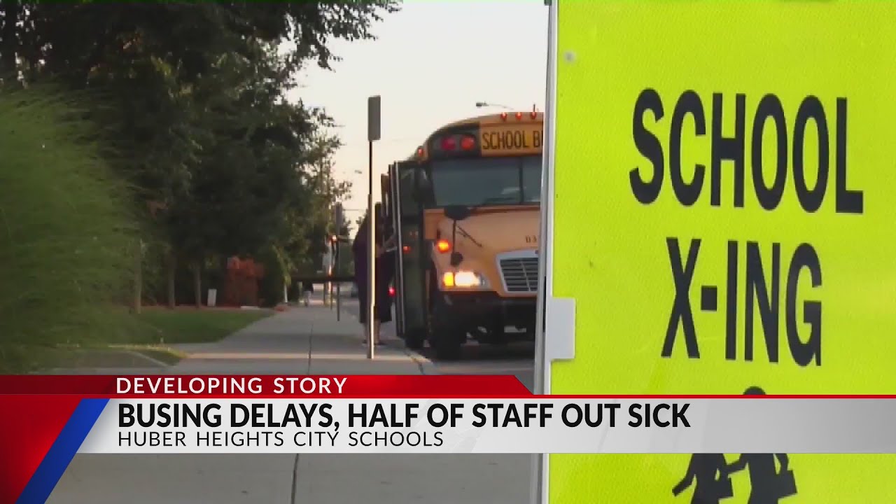 Huber Schools: Bus drivers 'all hands on deck' - YouTube