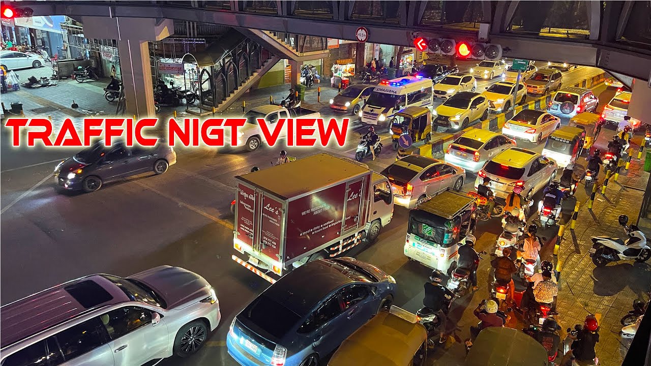 Traffic Scenes at Night Time In Phnom Penh City Nov 2022 - YouTube