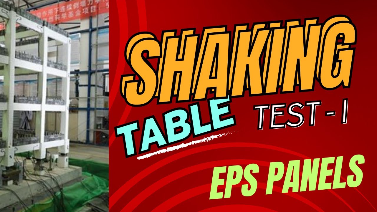 Seismic test Schnell raw house - EPS Panels - YouTube
