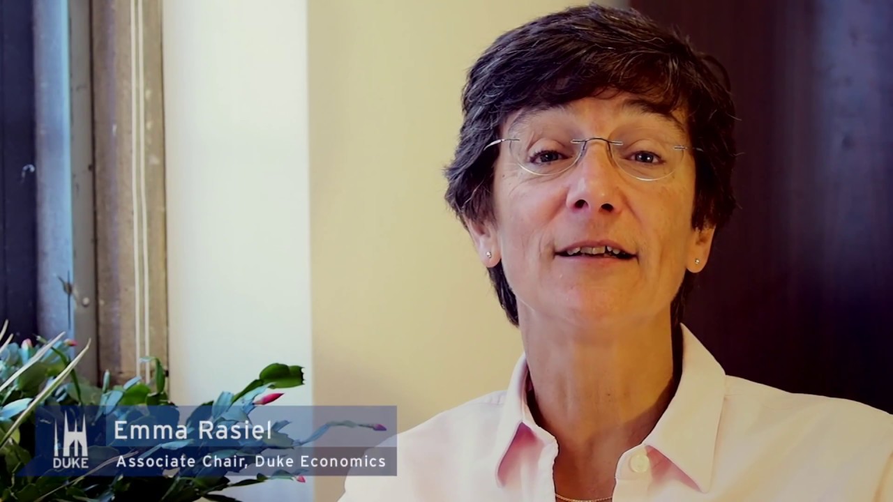 Master's Programs in Economics: Professor Emma Rasiel Discusses the ...