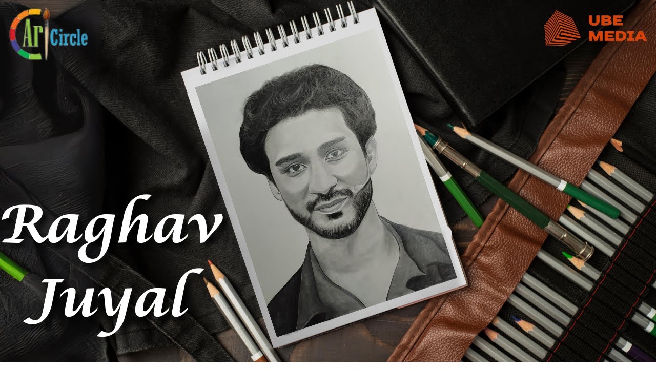 Amazing Pencil Sketch of Raghav Juyal | Step-by-Step Tutorial - YouTube