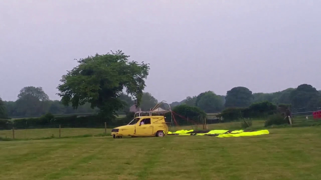 Reliant robin as a Paramotor (it actually flys) #tuckergott # ...