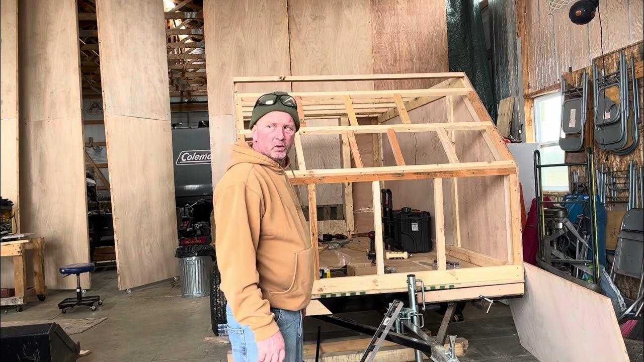 Part 5 square drop camper build - YouTube