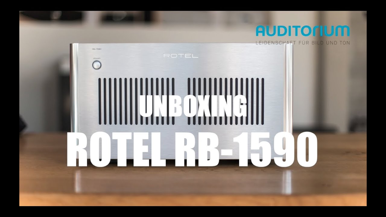 Unboxing Rotel RB-1590 - YouTube