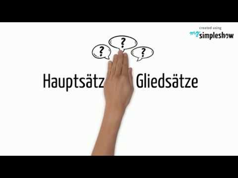 Hauptsätze und Gliedsätze - eine kurze Zusammenfassung - YouTube
