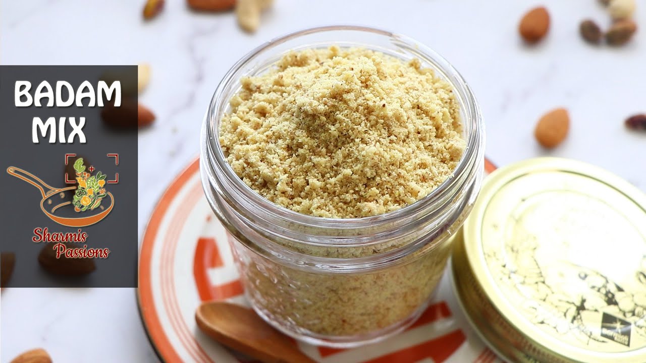 Badam Powder | Homemade Badam Mix - YouTube