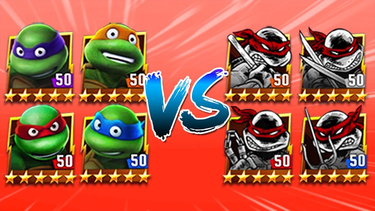 TMNT Legends Ninja Turtles Classic VS Ninja Turtles Original - YouTube