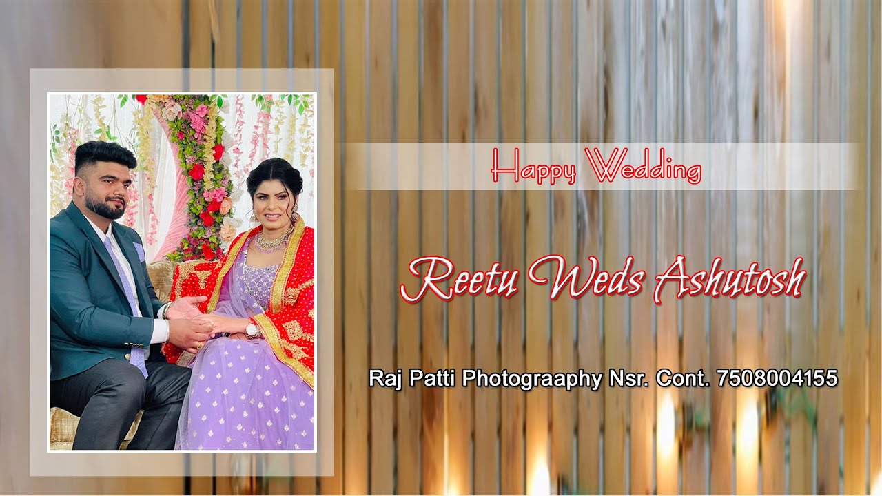 Live Wedding Ceremony Of Reetu Weds Ashutosh ||Raj Patti Photograaphy ...