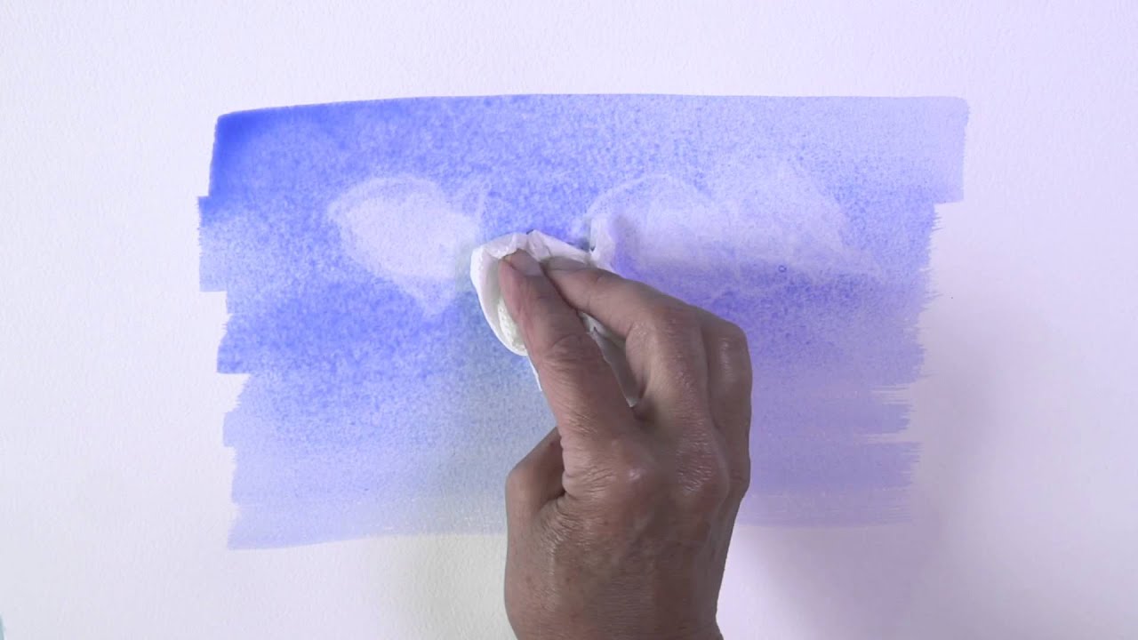 How to Paint - Lifting Off Colour - YouTube