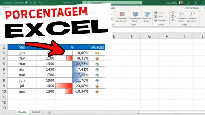 Porcentagem No Excel Youtube Como Calcular Porcentagem No Excel? Guia