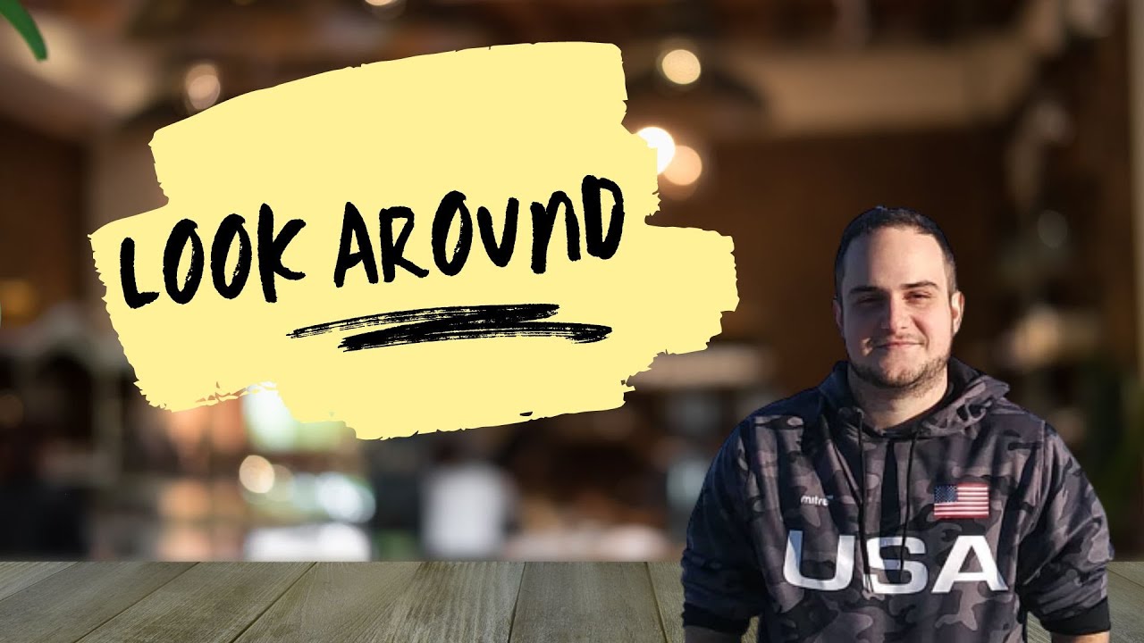APRENDA O LOOK AROUND EM INGLÊS - PHRASAL VERBS #1 - YouTube