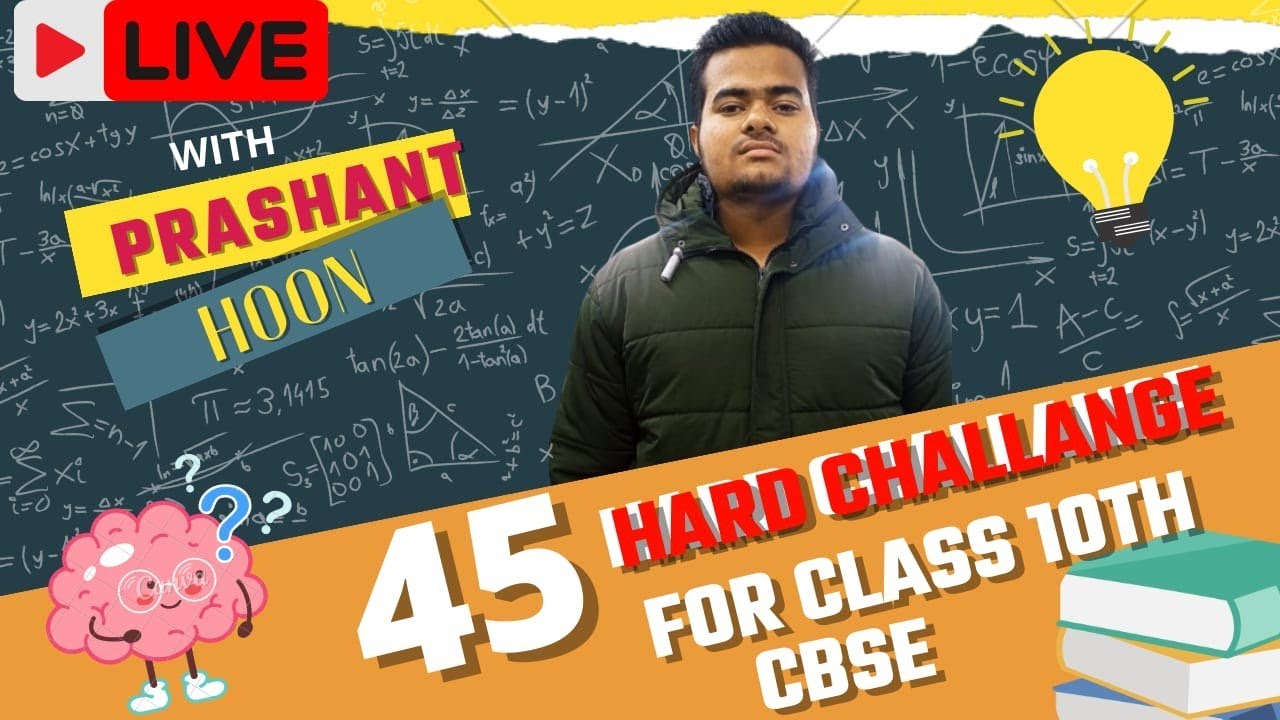 45 days hard challenge of math class 10th - YouTube