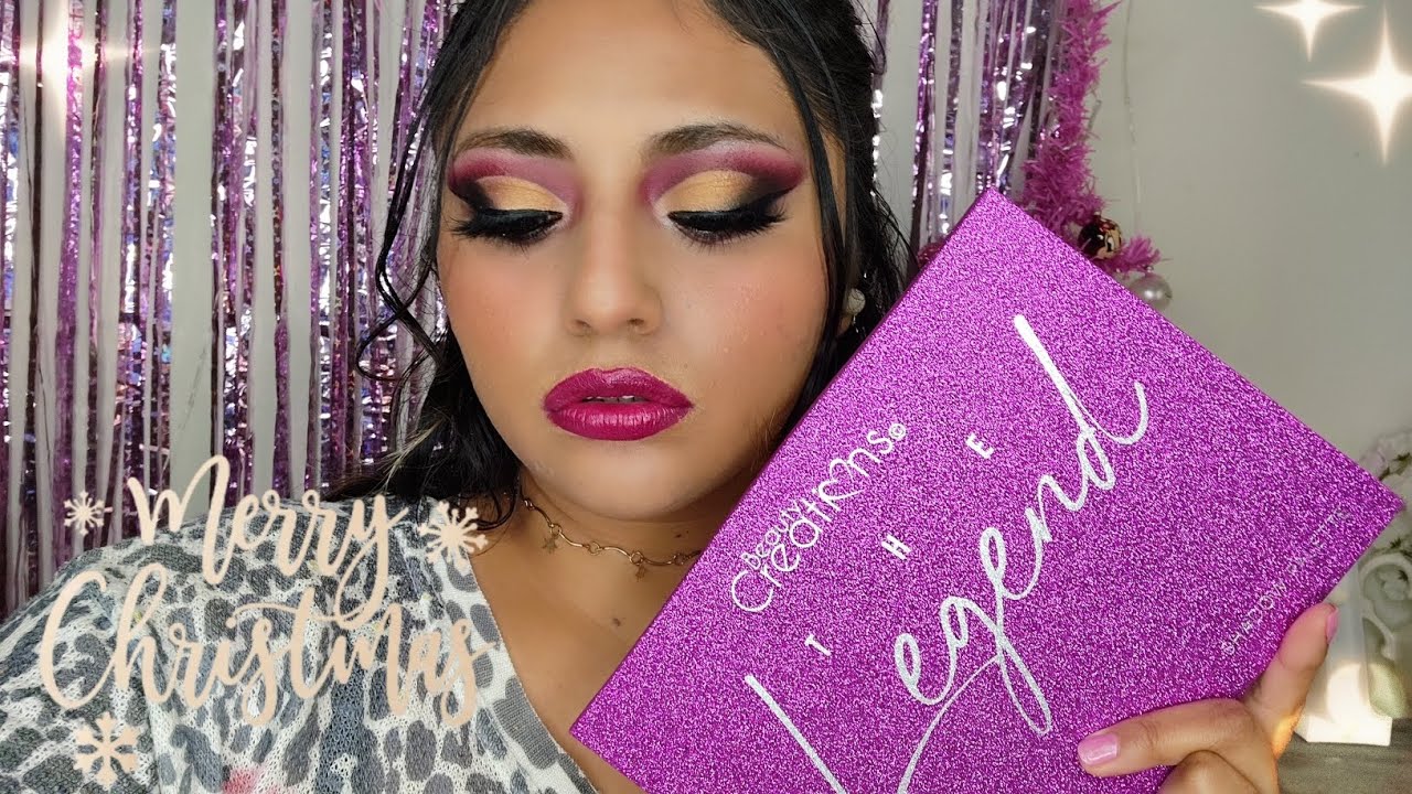 MAKEUP PARA NAVIDAD 🎄 CON THE LEGEND X BEAUTY CREATIONS|| LA SERIE ...