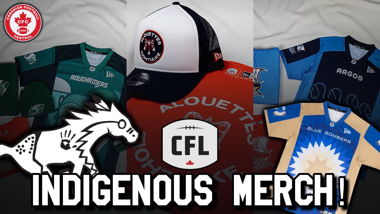 CFL Debuts New Indigenous Merchandise! - YouTube