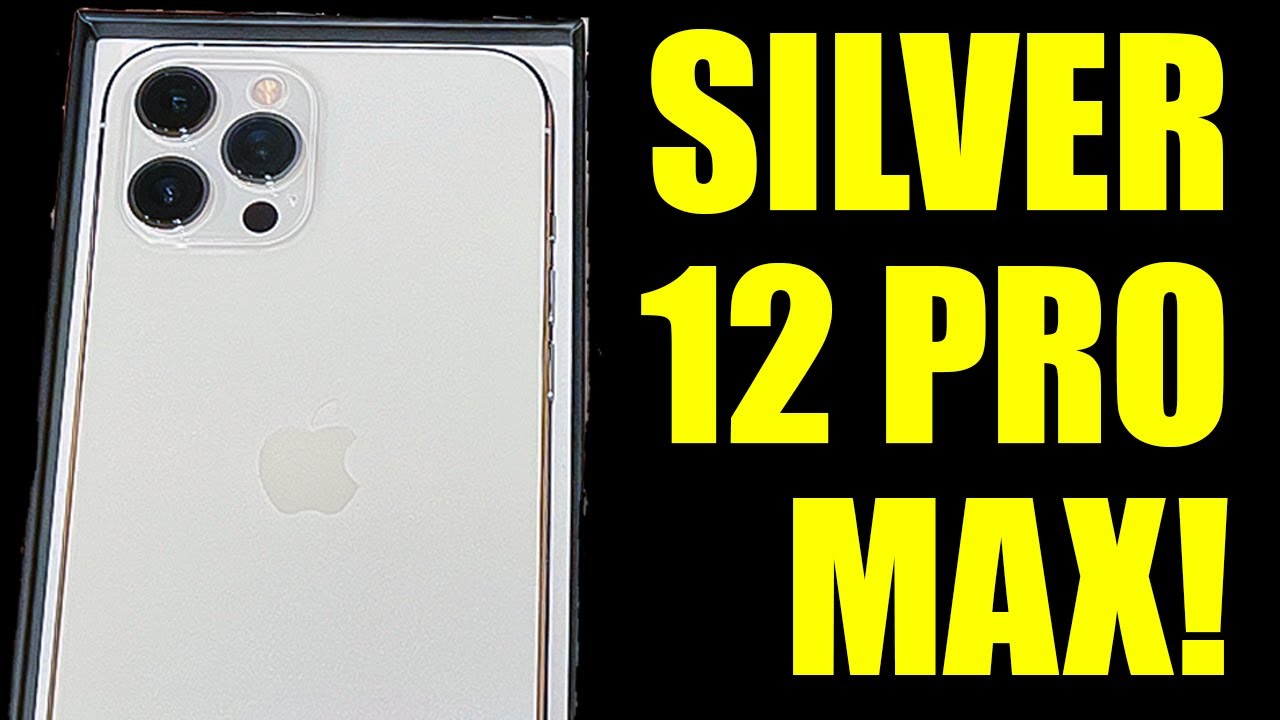 SILVER iPhone 12 Pro Max // 2-Minute Unboxing - YouTube