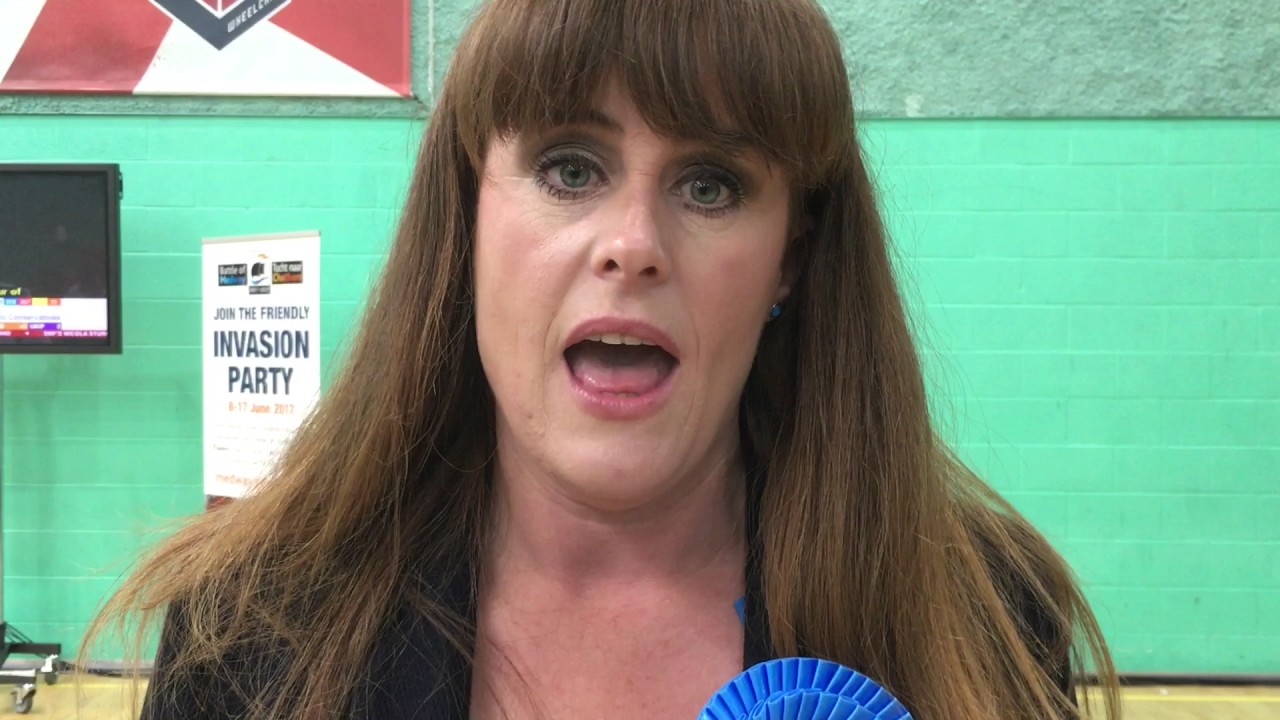 Kelly Tolhurst re-elected in Rochester & Strood - YouTube