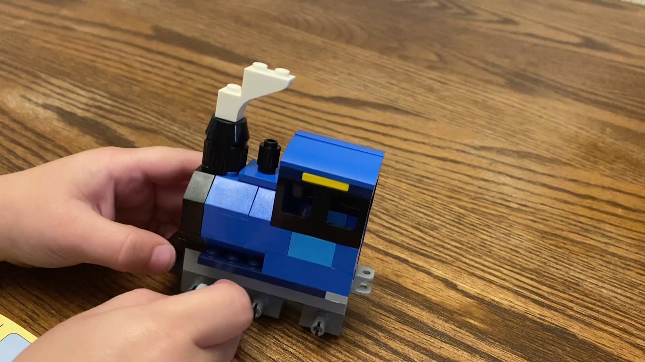 Blue Lego Train- 10696 - YouTube