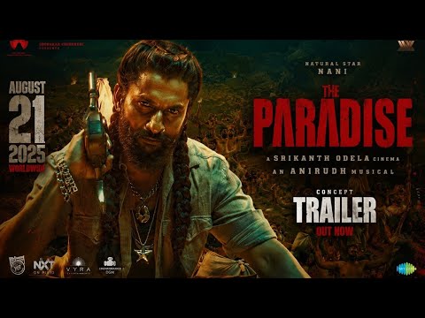 The Paradise Trailer | Nani | Srikanth Odela | Anirudh | Nani Paradise Trailer 
