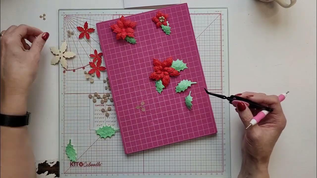 3D Poinsettias (67) - YouTube