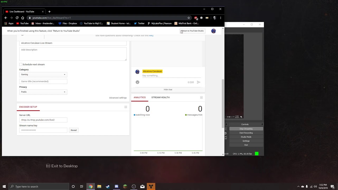 Alcatron/Cerulean Live Stream - YouTube