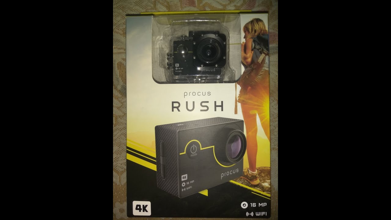 procus rush 4k action camera unboxing and review - YouTube