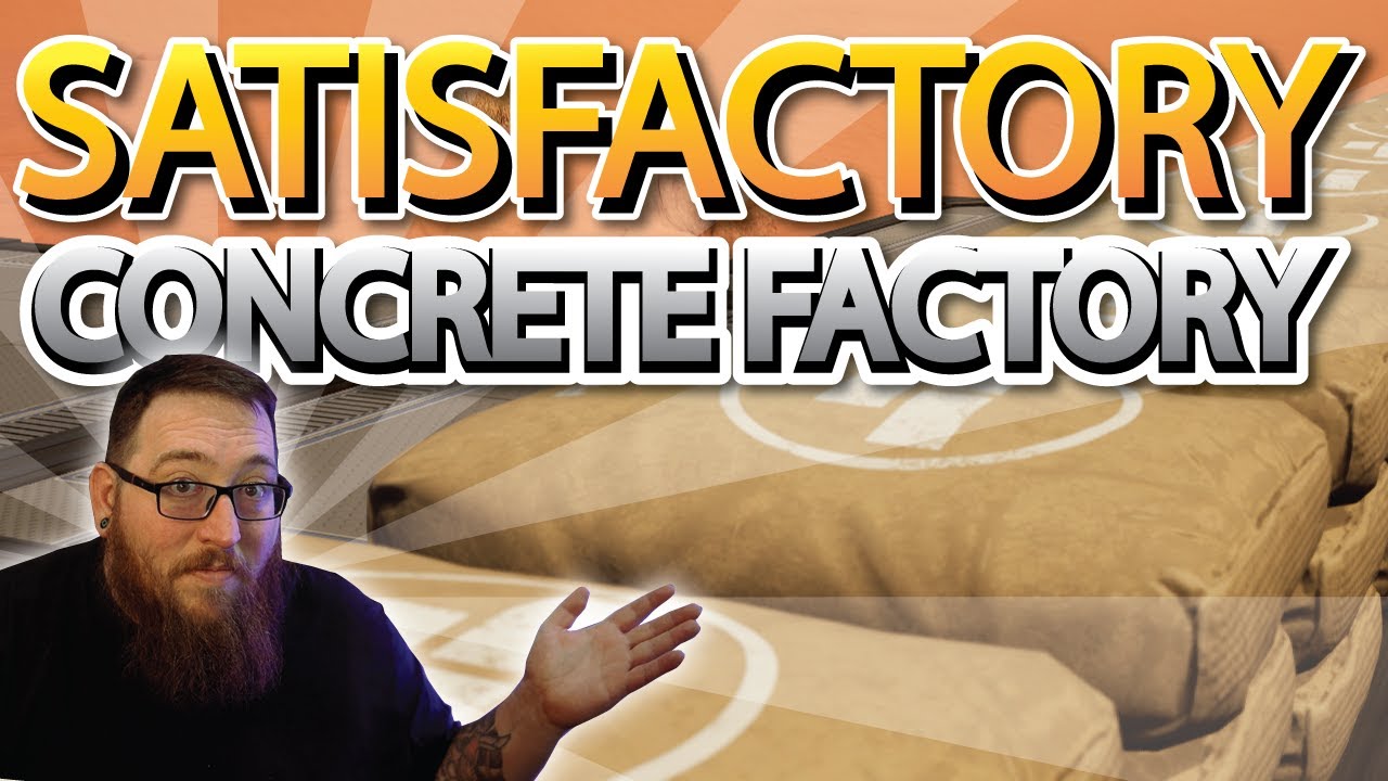 Building a STARTER concrete factory in Satisfactory. Part 1 - YouTube