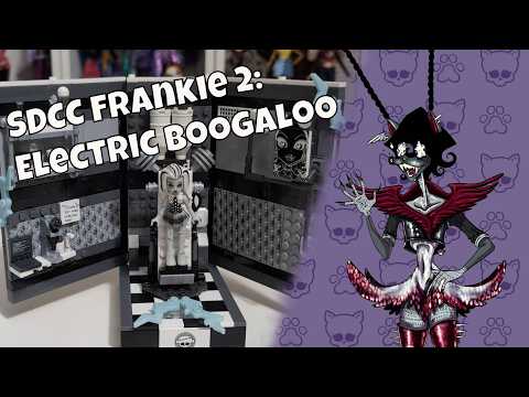 SDCC FRANKIE IS BACK | Monster High Mega Bloks Frankie's Boo-k Lab Unboxing + Review